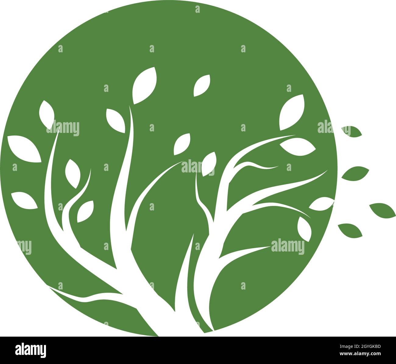 Tree logo template vector illustration Stock Vector Image & Art - Alamy