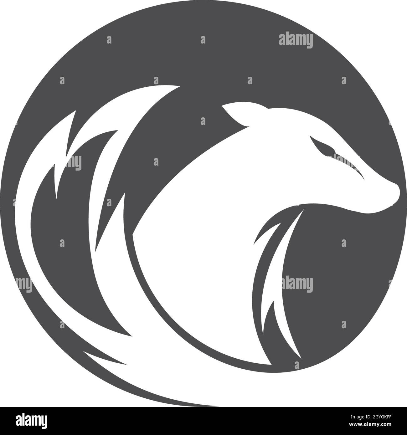 Fox logo vector template Stock Vector Image & Art - Alamy