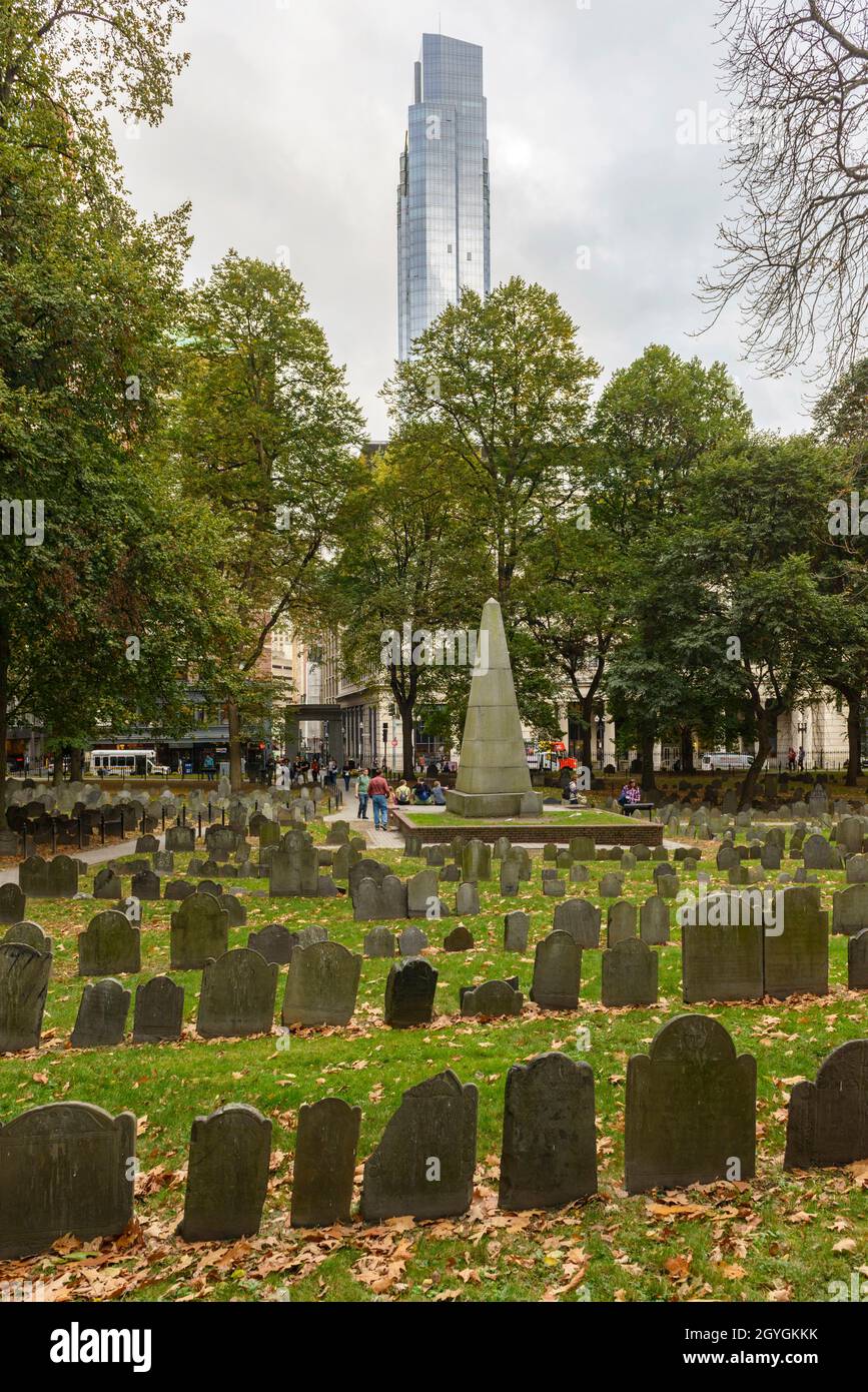 UNITED STATES, MASSACHUSETTS, BOSTON, GRANARY BURYING GROUND (THIRD ...