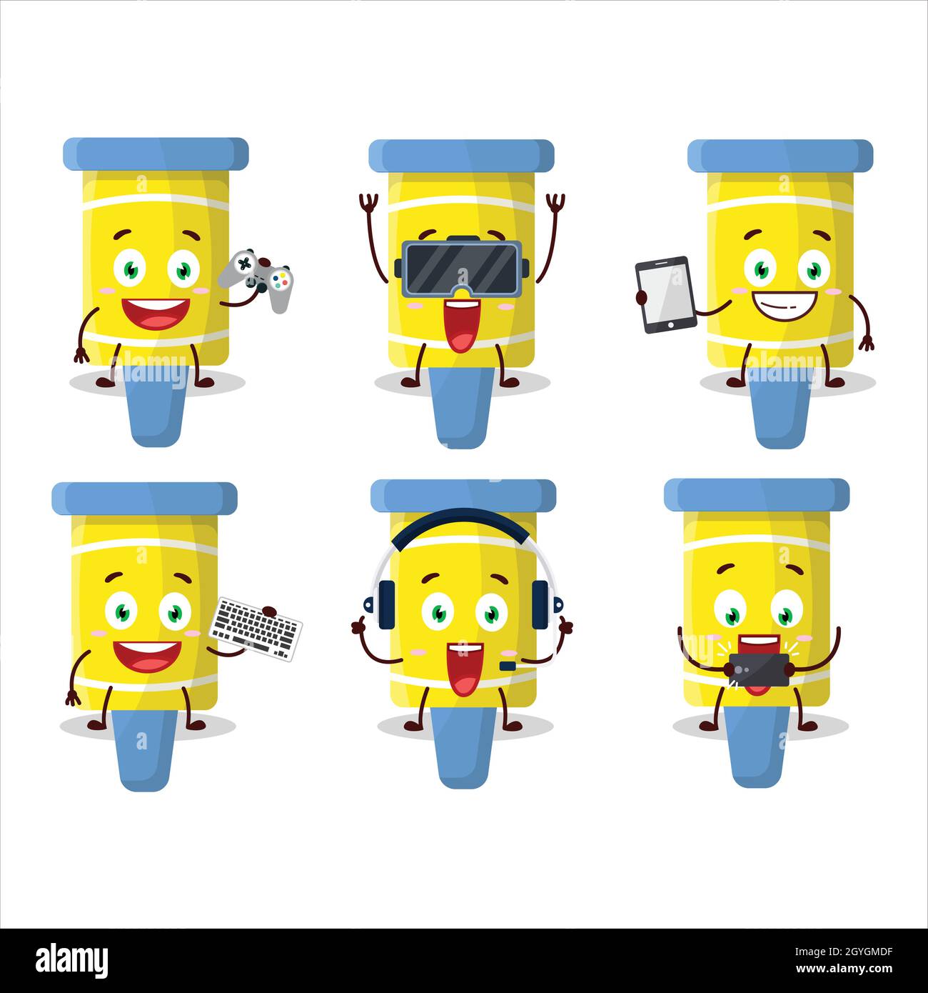 Fireworks shells cartoon character are playing games with various cute ...