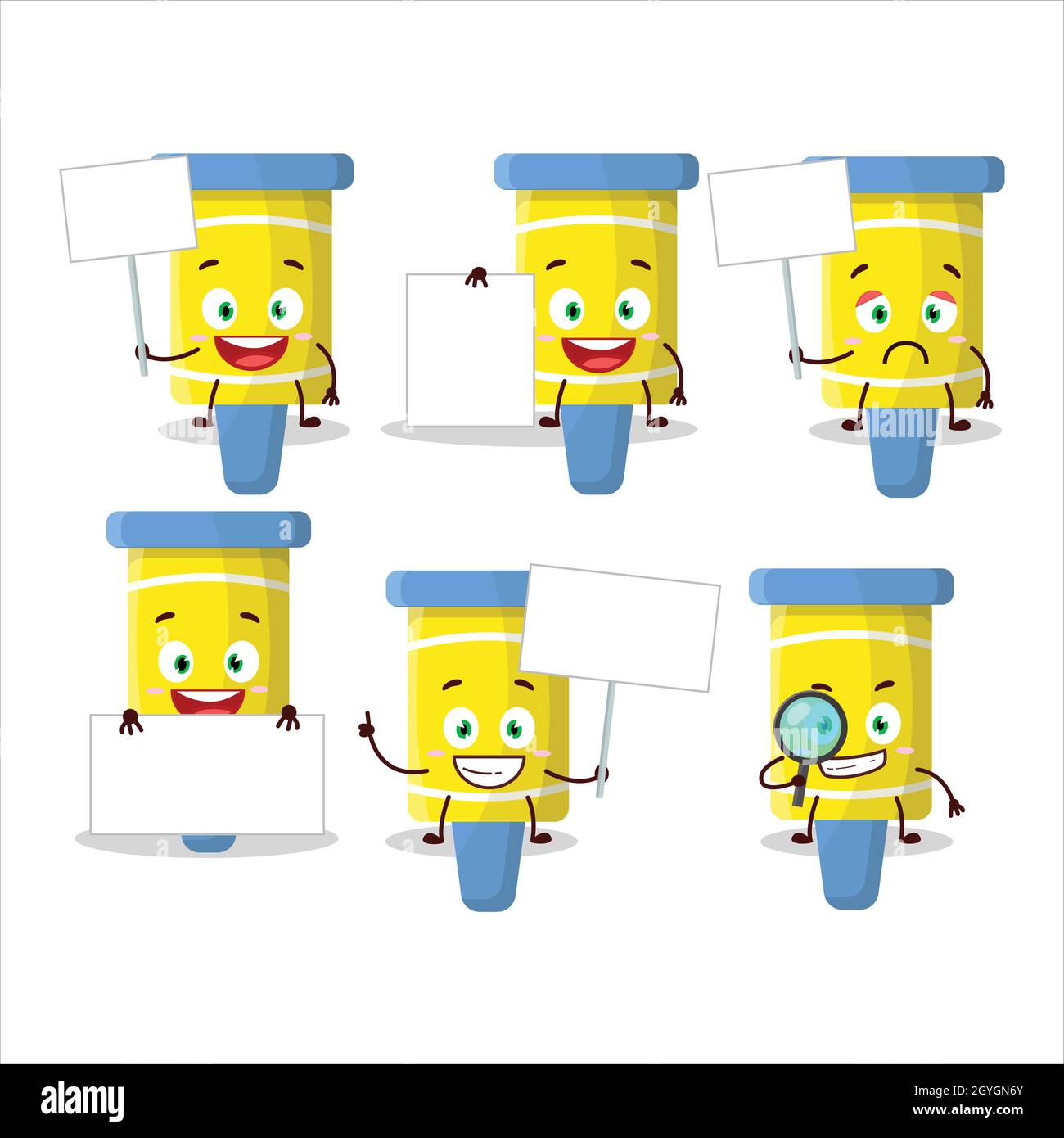 Fireworks shells cartoon character bring information board. Vector ...