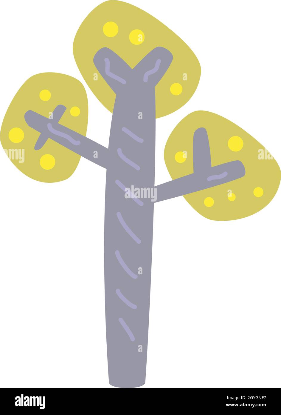 Tree icon vector symbol for nature, ecology and environment in a flat ...