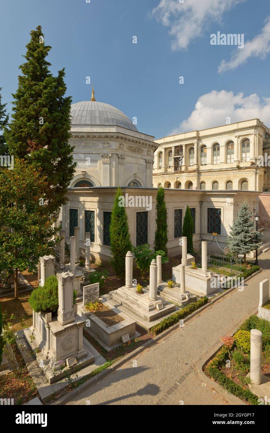 TURKEY, ISTANBUL, AHMET TEVFIK PASA TOMB CEMETERY Stock Photo - Alamy