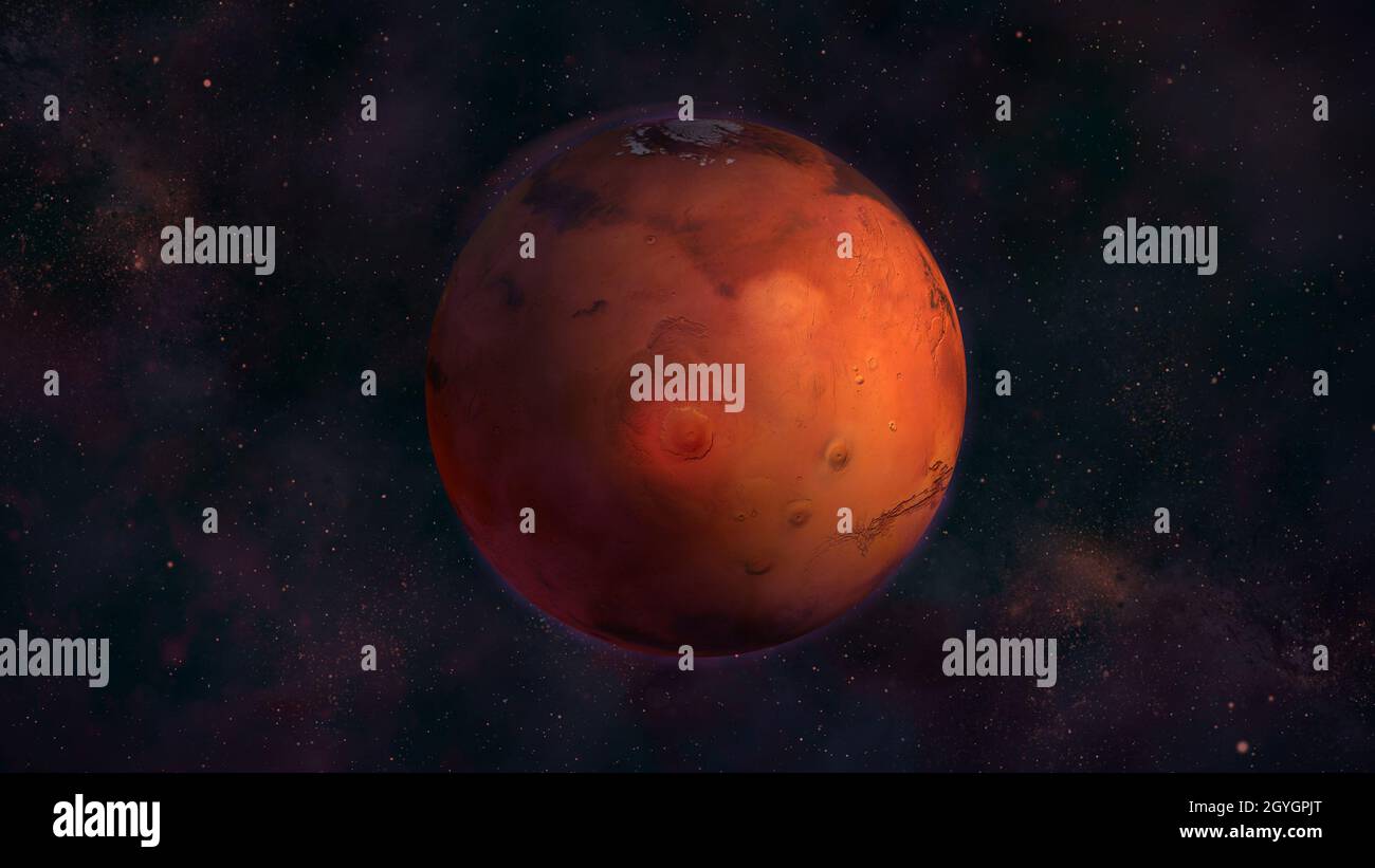 Mars relief map hi-res stock photography and images - Alamy