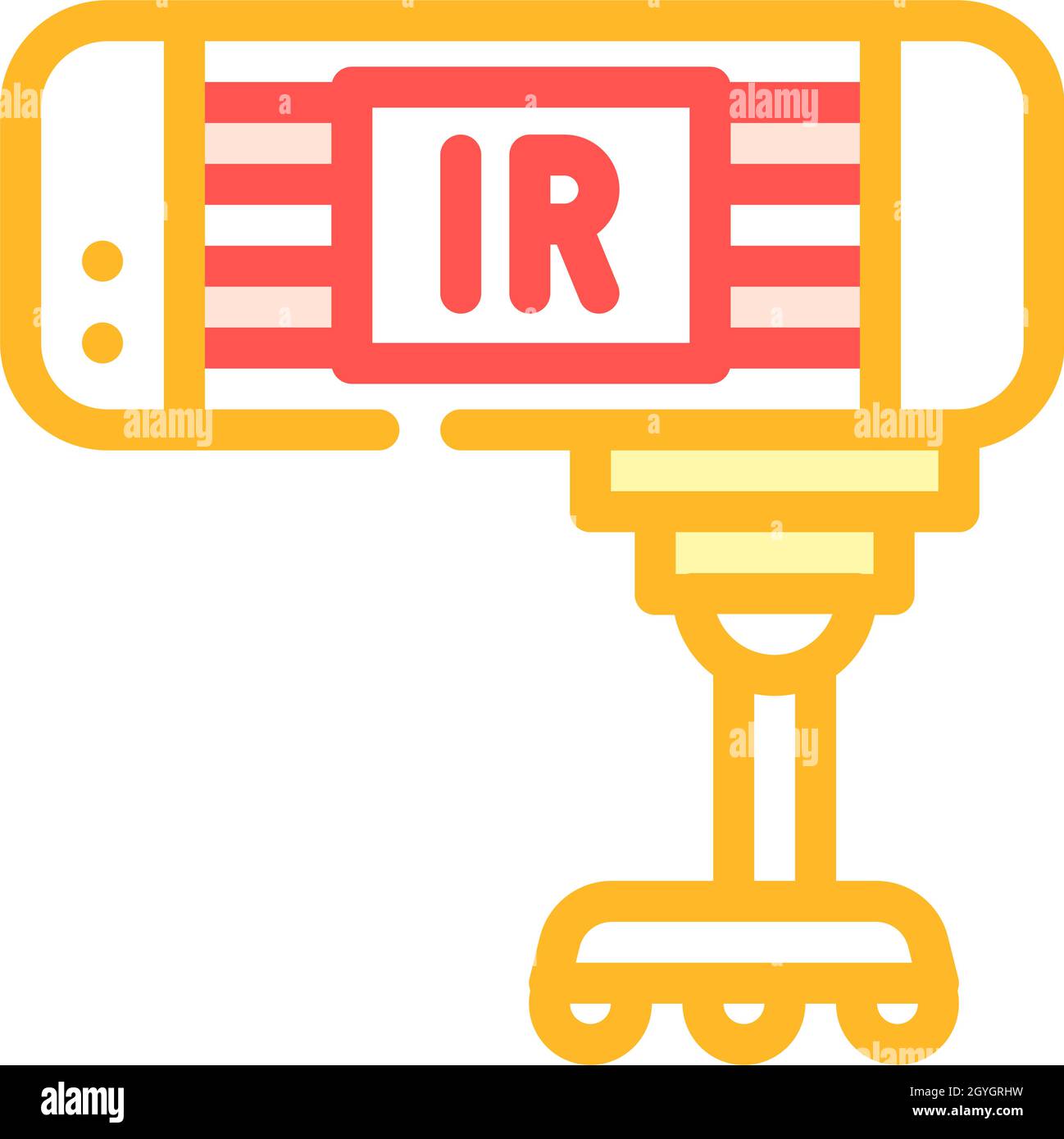 infrared waves equipment color icon vector illustration Stock Vector ...