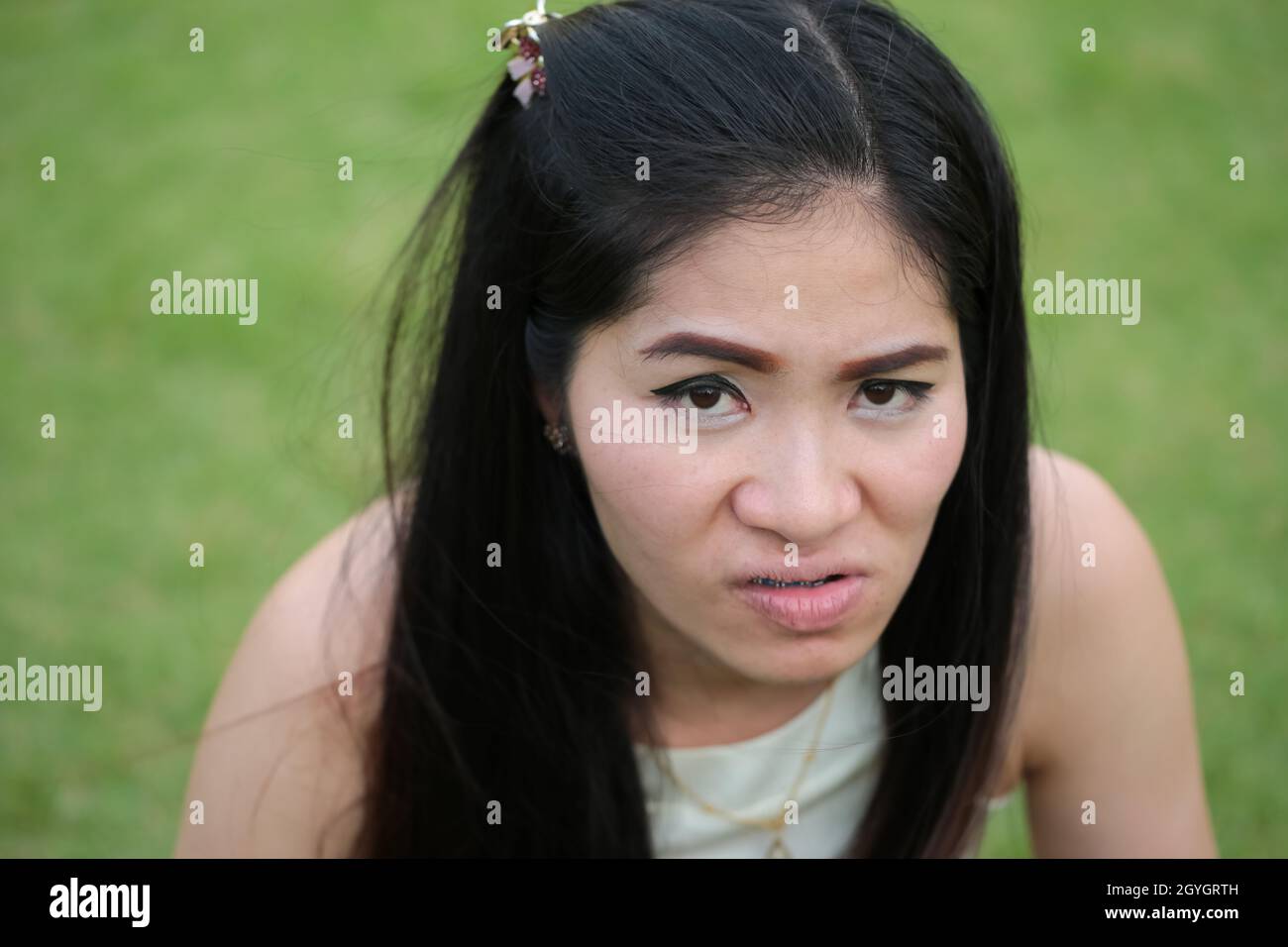 Hair on the grass hi-res stock photography and images - Alamy