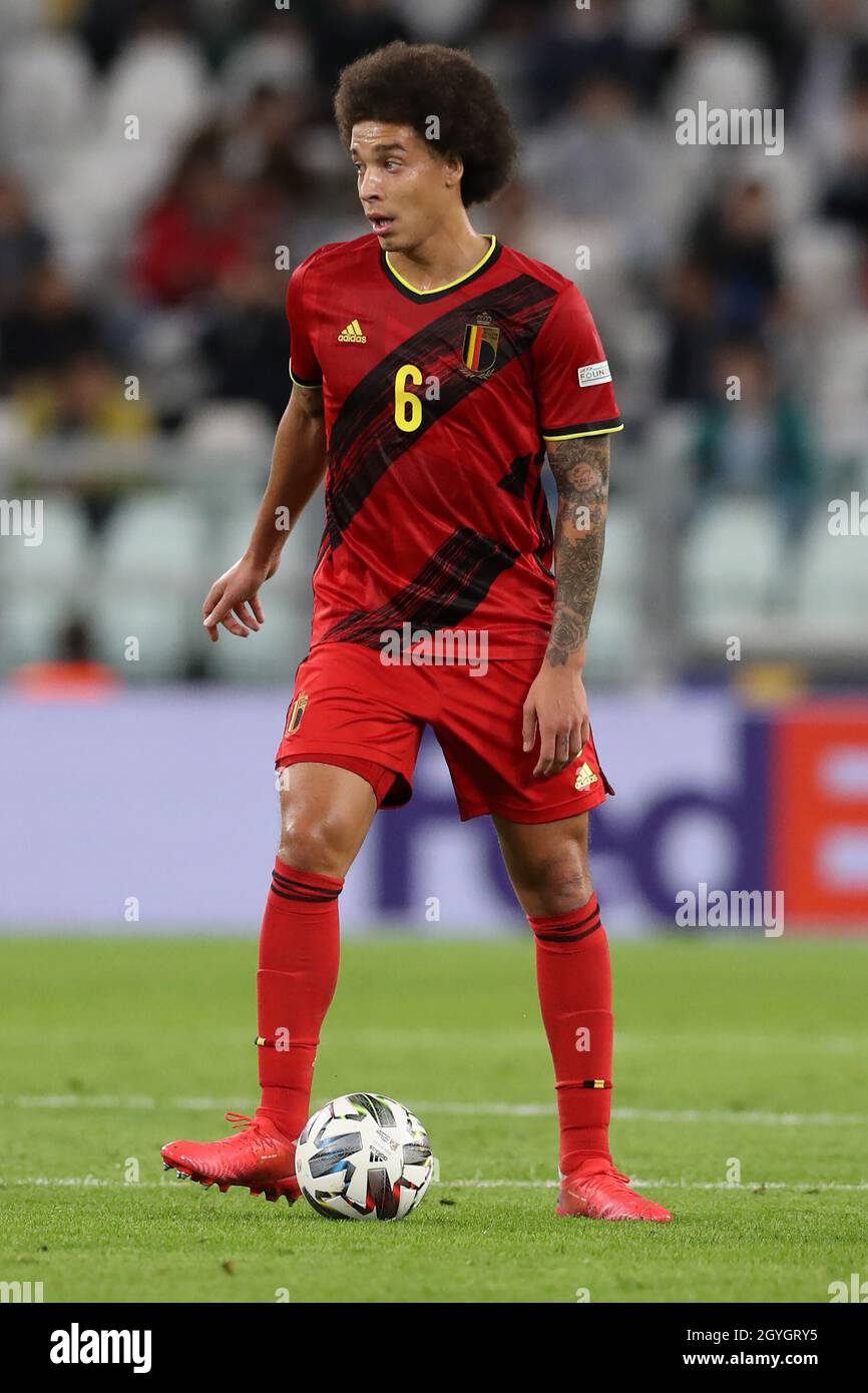 Turin, Italy, 7th October 2021. Axel Witsel of Belgium during the UEFA ...