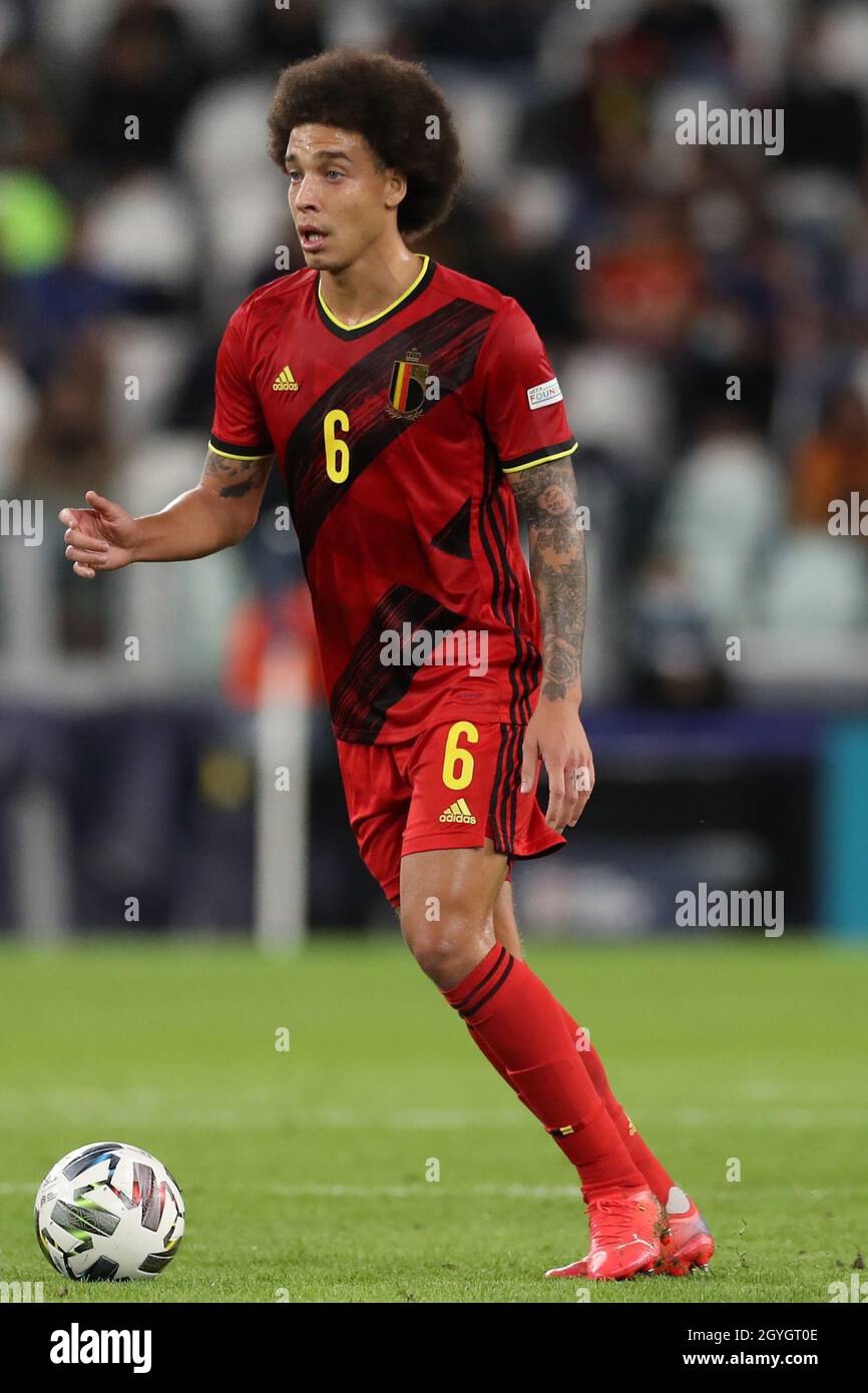 Turin, Italy, 7th October 2021. Axel Witsel of Belgium during the UEFA ...