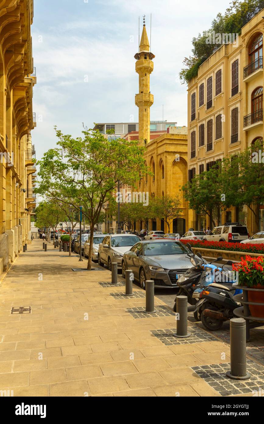 LEBANON, BEIRUT, DOWNTOWN BEIRUT, FOCH STREET Stock Photo - Alamy