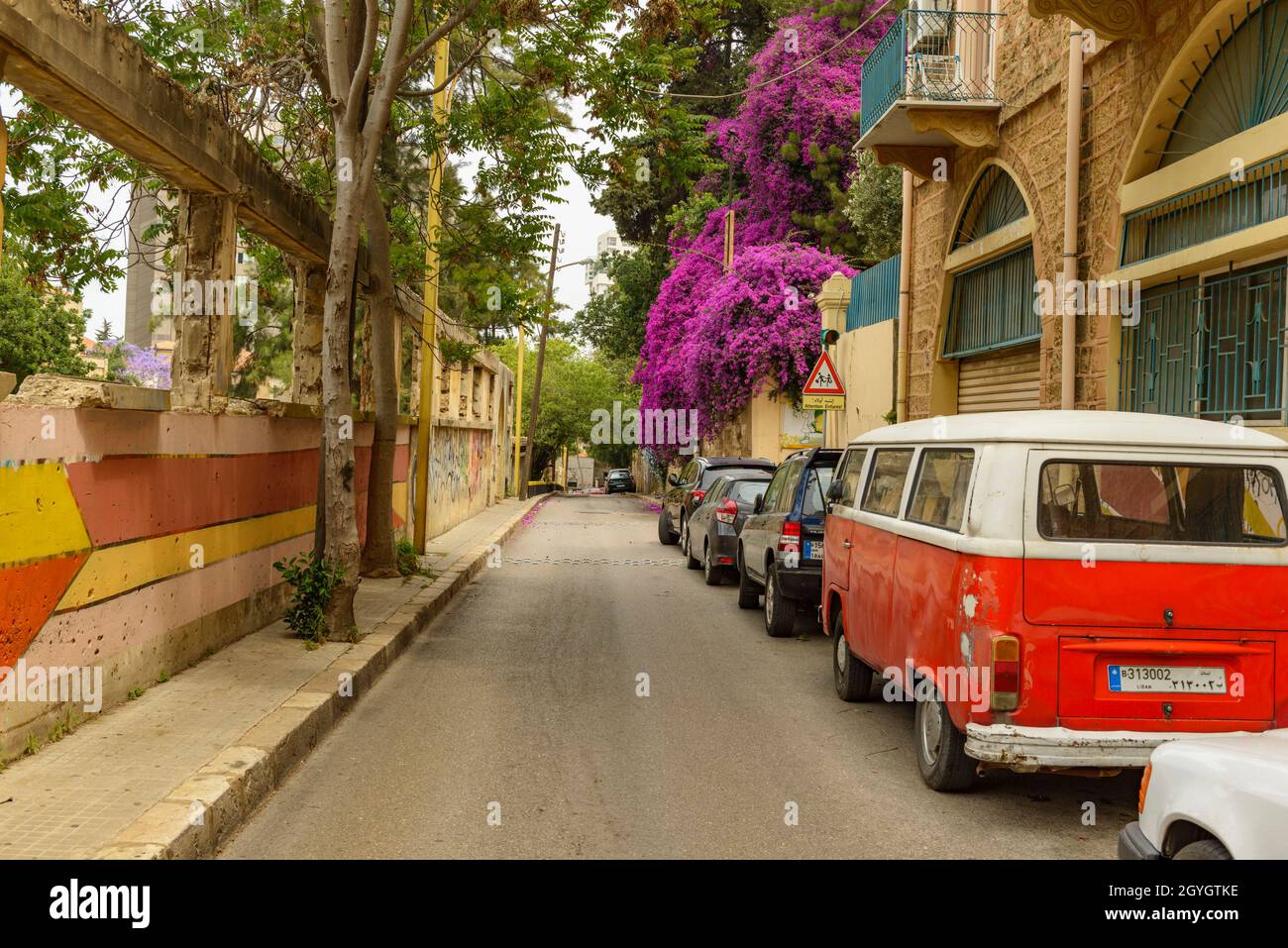 LEBANON, BEIRUT, SAIFI, HUVELIN STREET Stock Photo - Alamy