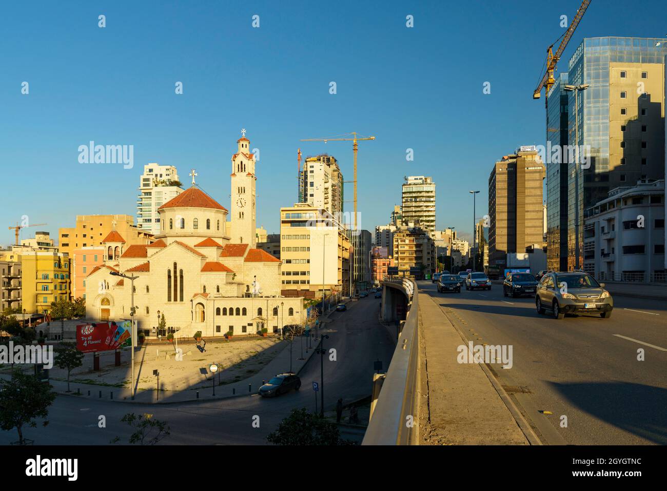 LEBANON, BEIRUT, SAIFI, SAINT ELIAS CATHEDRAL AND SAINT GREGORY THE ...