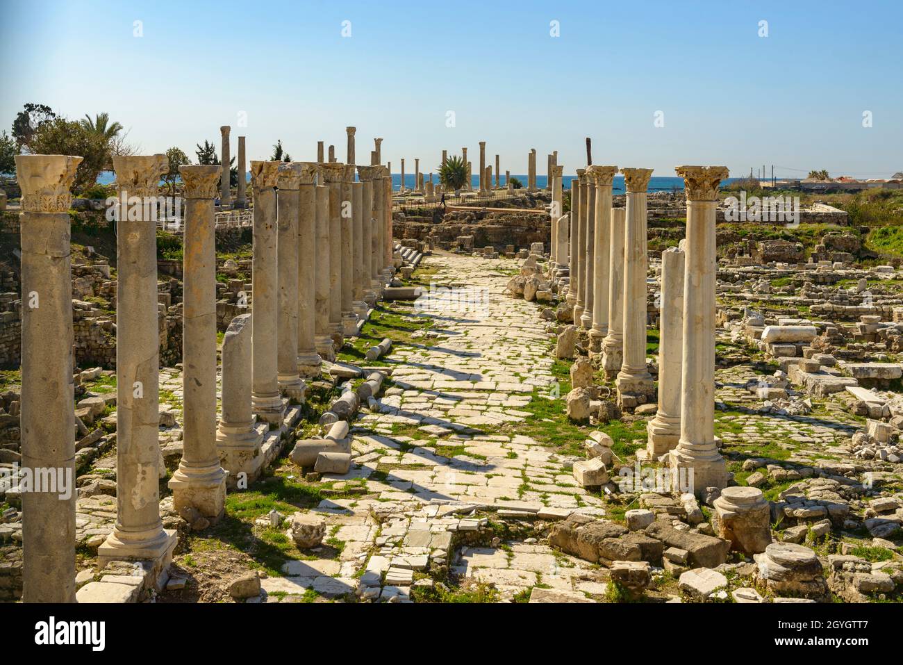 LEBANON, SOUTHERN LEBANON, TYRE (SOUR), ANCIENT CITY OF TYRE, MARTYRIUM ...