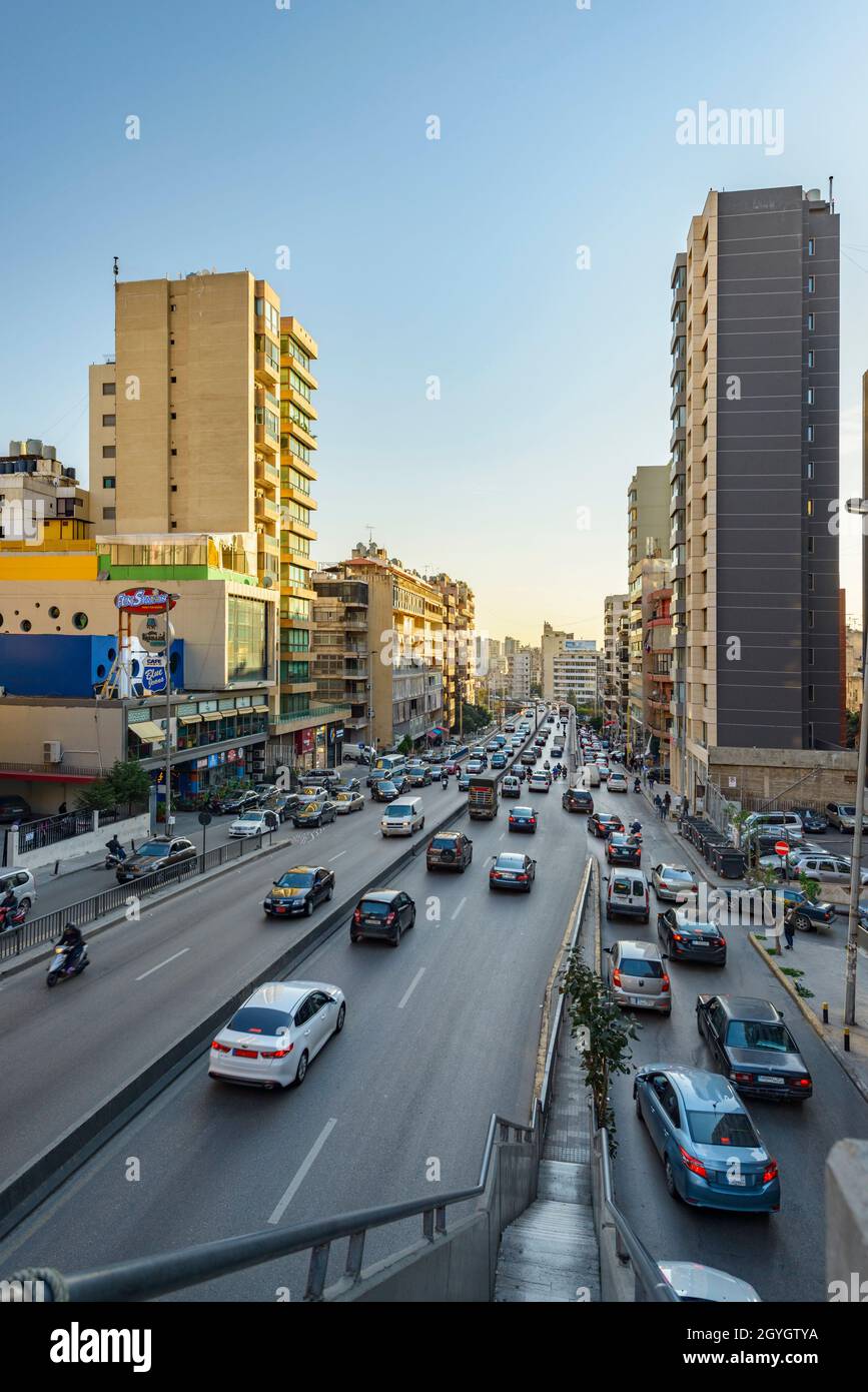 LEBANON, BEIRUT, MOUSSAITB?, SALIM SALAM STREET, 51M URBAN HIGHWAY ...