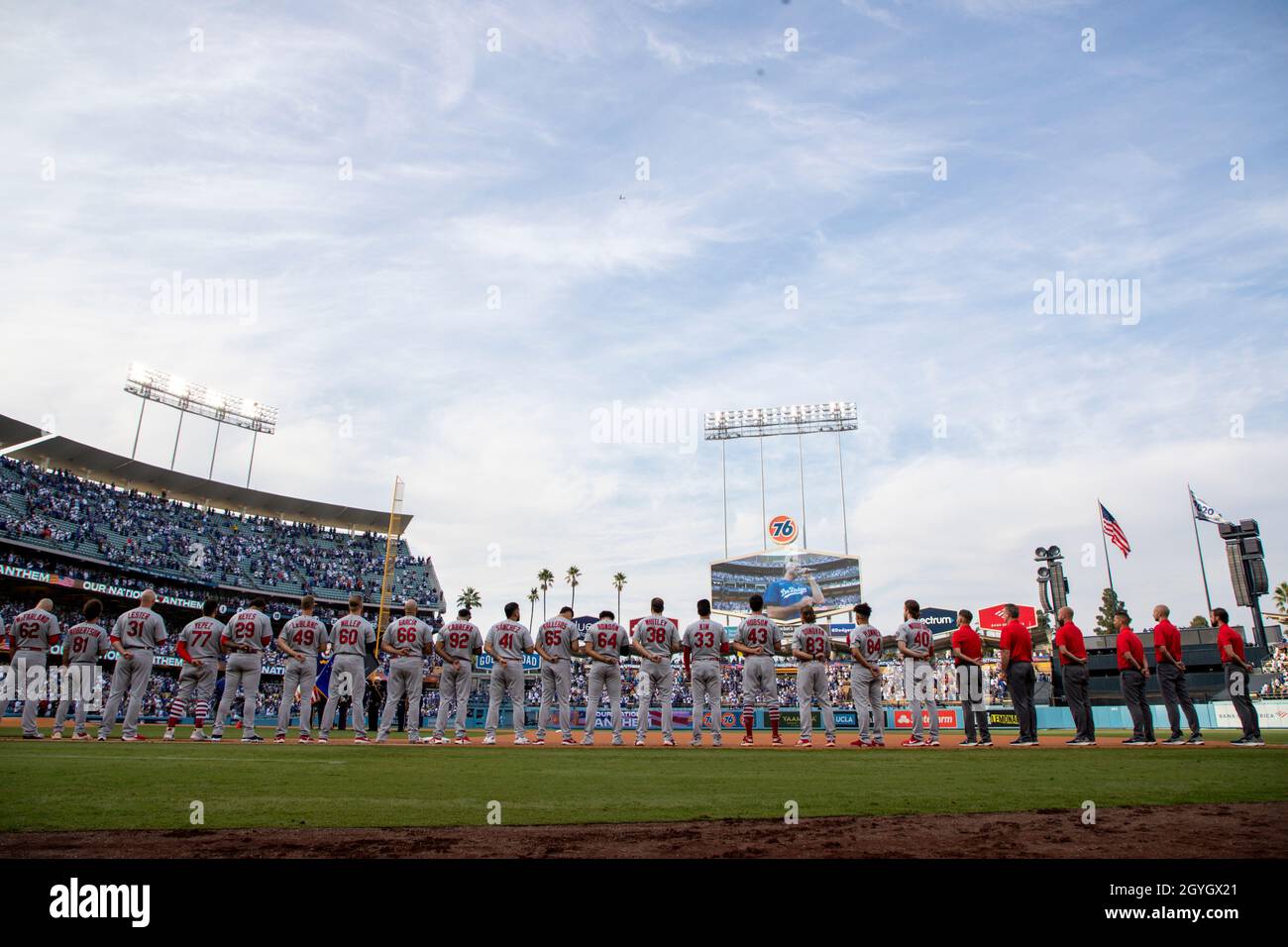 Mlb players national anthem hi-res stock photography and images - Alamy