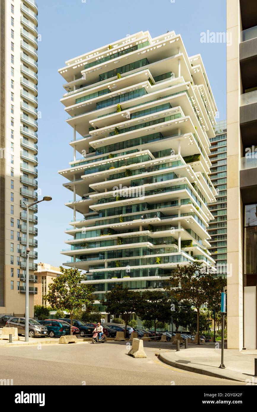 LEBANON, BEIRUT, DOWNTOWN BEIRUT, BEIRUT TERRACES BUILDING (ARCHITECT ...