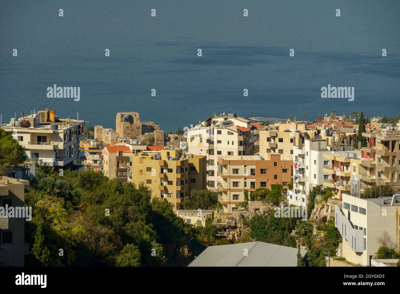 LEBANON, MOUNT LEBANON, JBEIL, HOUSING BUILDINGS, GIBELET CASTLE ...
