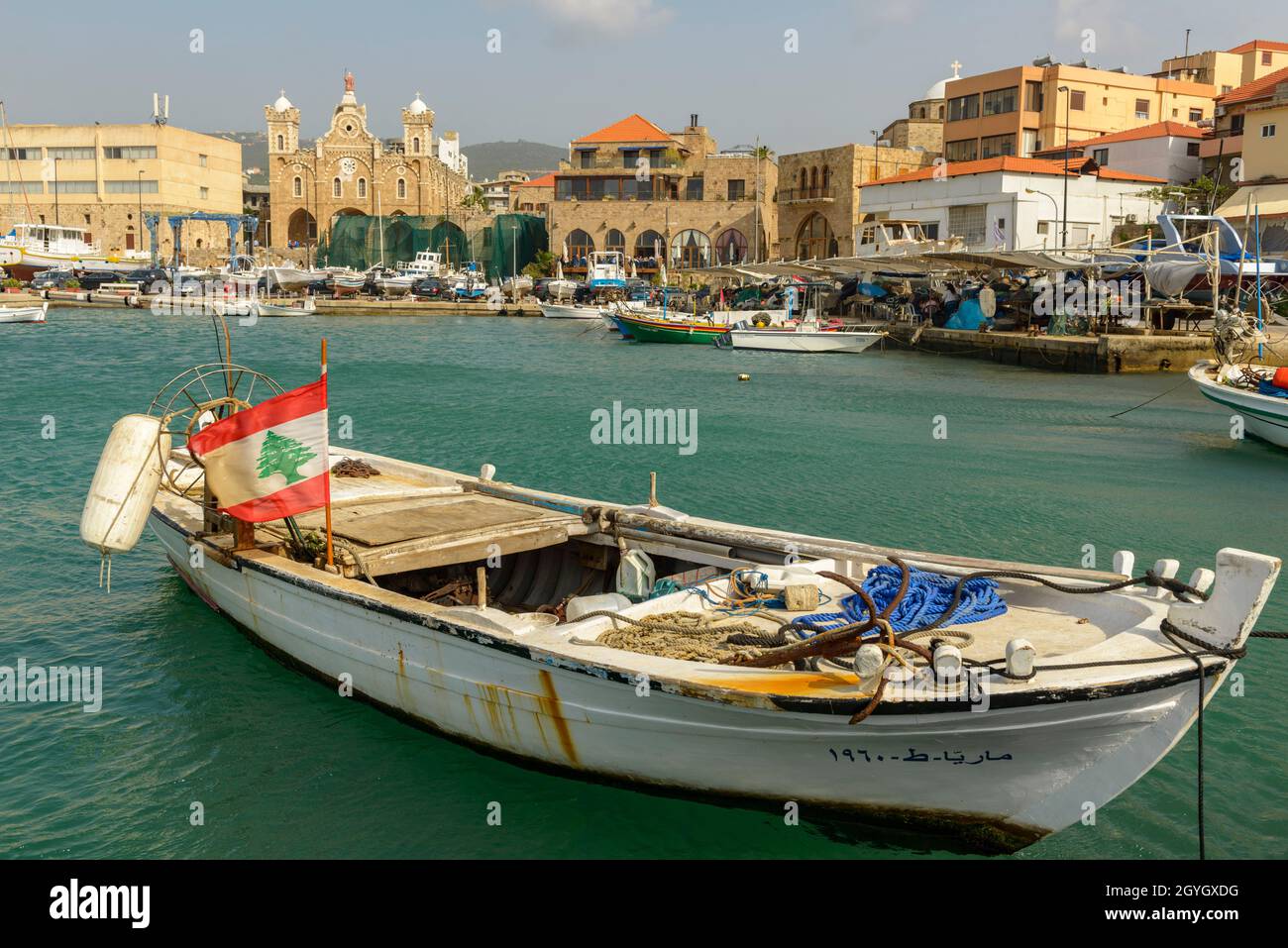 LEBANON, NORTH LEBANON, BATROUN, PORT OF BATROUN Stock Photo - Alamy