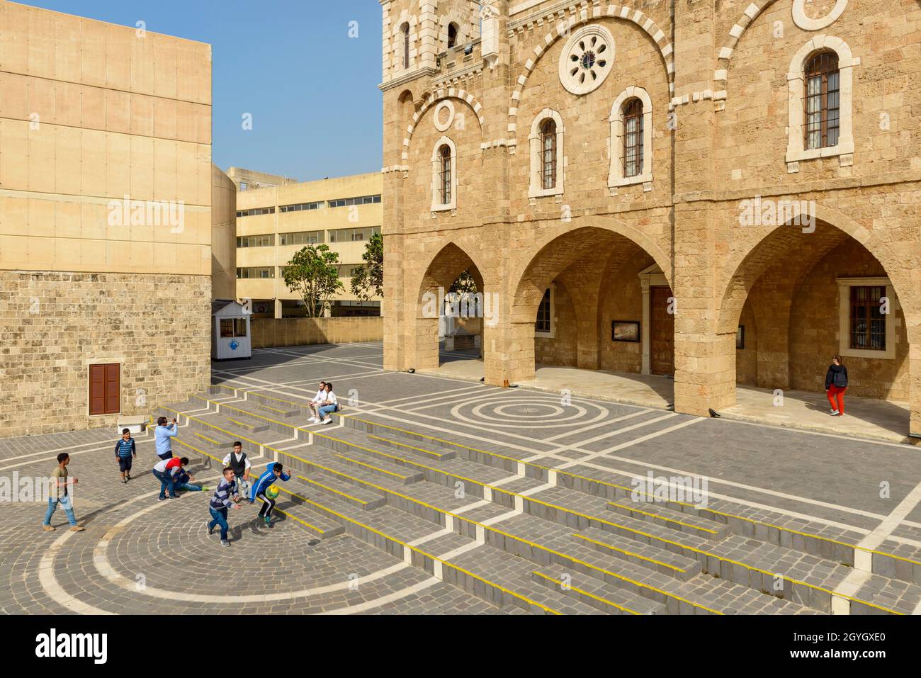 LEBANON, NORTH LEBANON, BATROUN, SAINT STEPHEN'S MARONITE CATHEDRAL ...