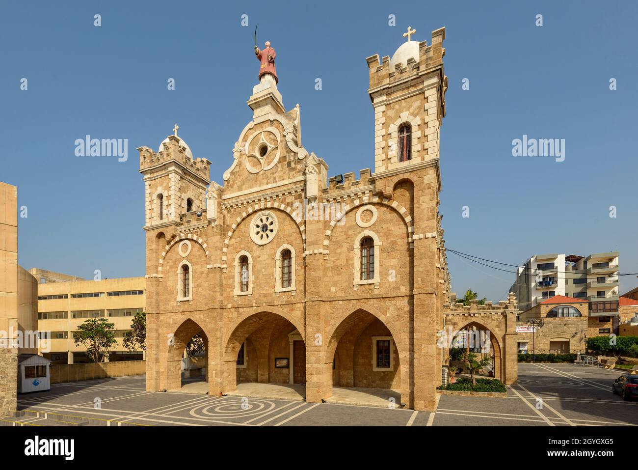 LEBANON, NORTH LEBANON, BATROUN, SAINT STEPHEN'S MARONITE CATHEDRAL ...