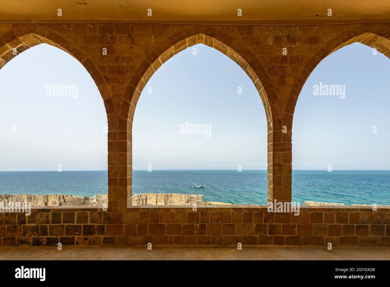 LEBANON, NORTH LEBANON, BATROUN, CHURCH OF OUR LADY OF THE SEA (SAYDET ...