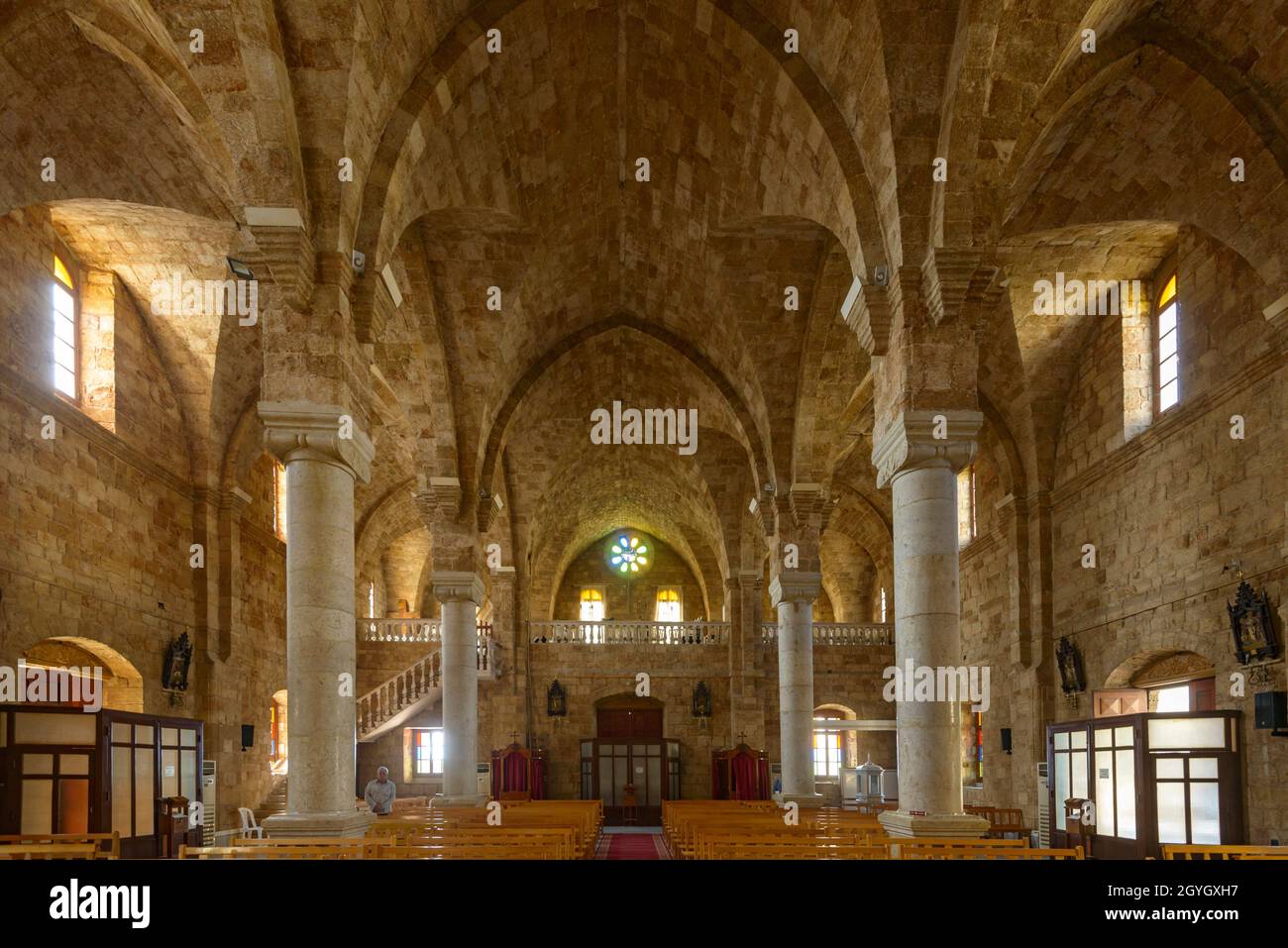 LEBANON, NORTH LEBANON, BATROUN, SAINT STEPHEN'S MARONITE CATHEDRAL ...