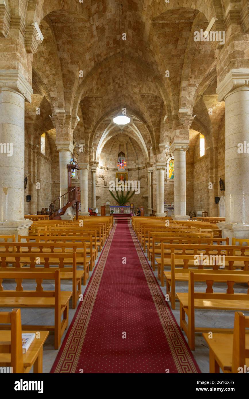 LEBANON, NORTH LEBANON, BATROUN, SAINT STEPHEN'S MARONITE CATHEDRAL ...