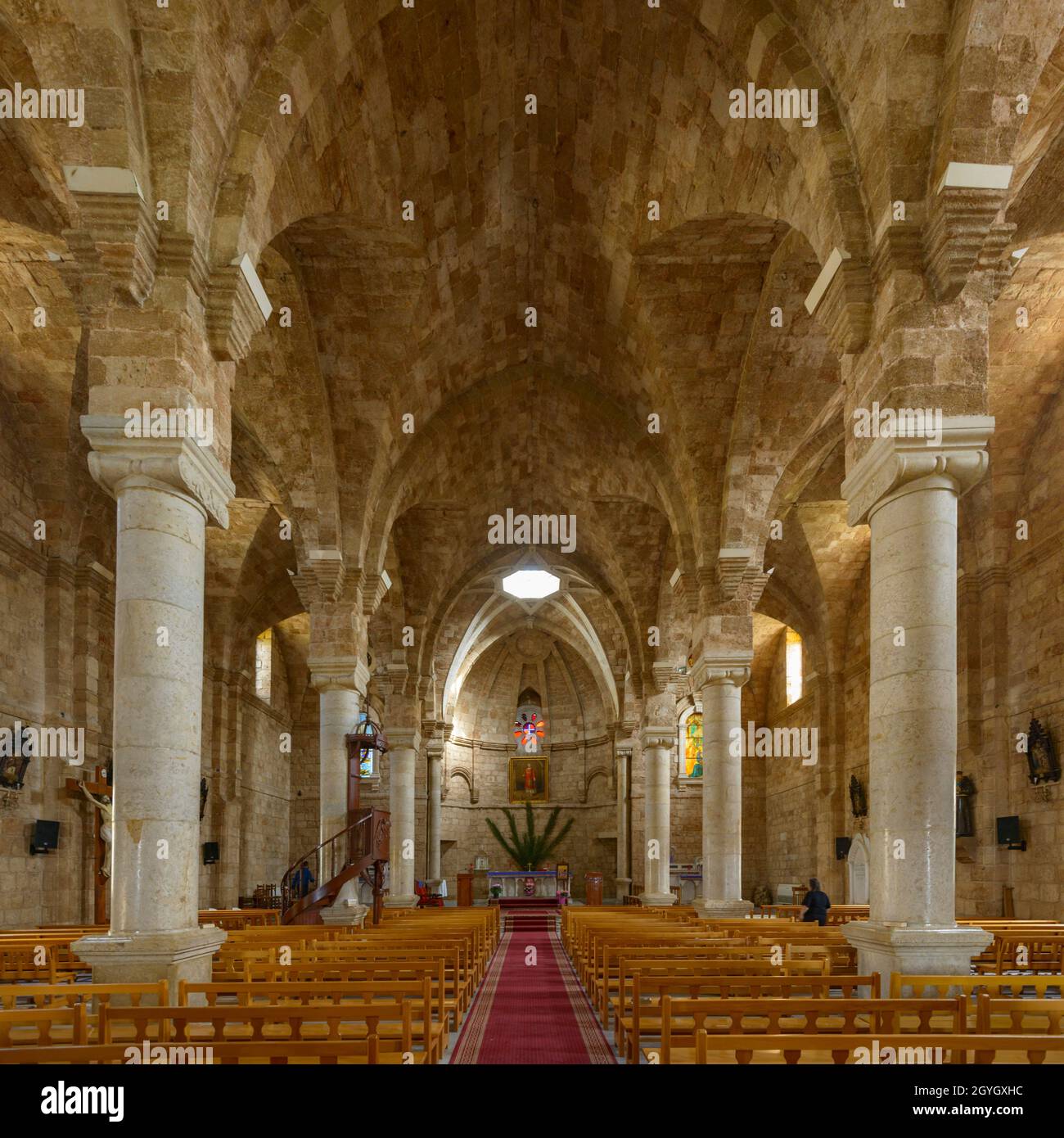 LEBANON, NORTH LEBANON, BATROUN, SAINT STEPHEN'S MARONITE CATHEDRAL ...