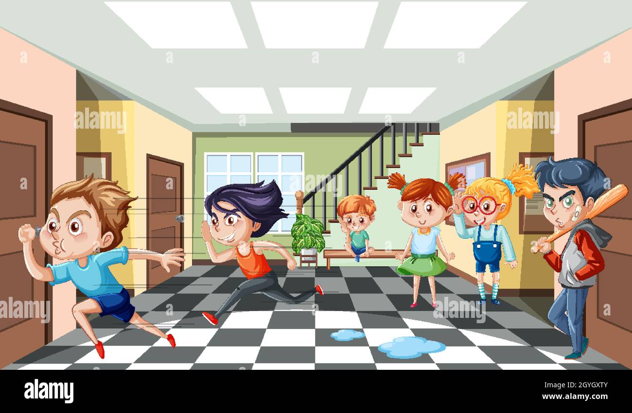 Disorganized Student Cartoon