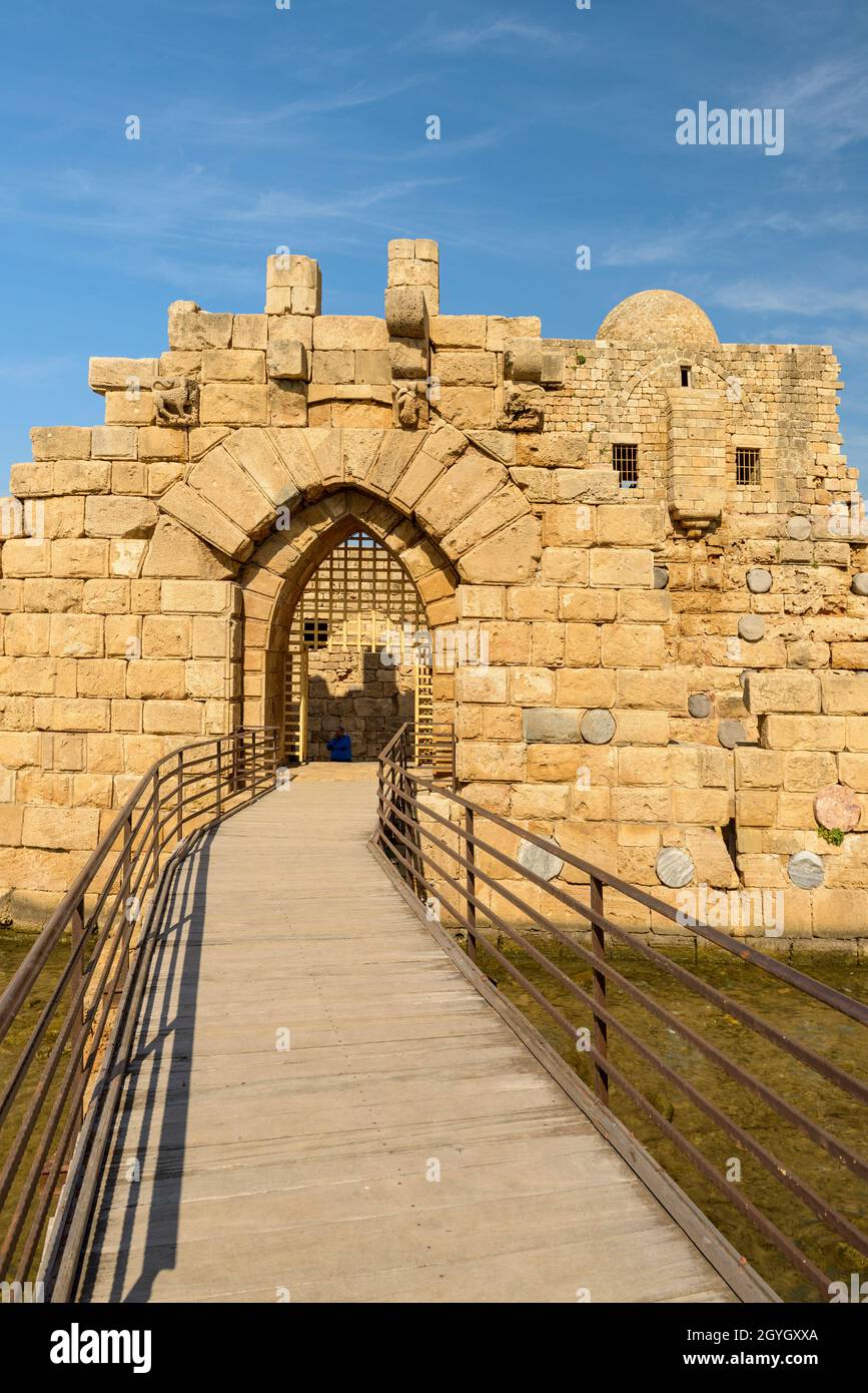 LEBANON, SOUTHERN LEBANON, SAIDA (SIDON), CASTLE OF THE SEA (SIDON ...