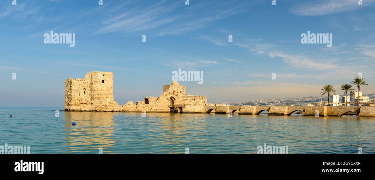 LEBANON, SOUTHERN LEBANON, SAIDA (SIDON), CASTLE OF THE SEA (SIDON ...