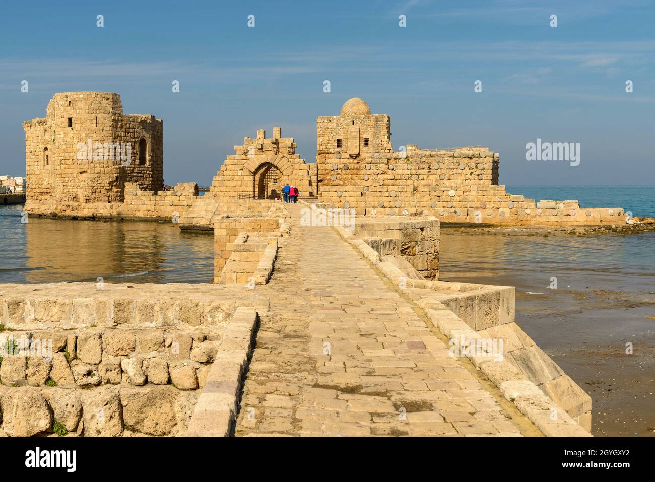 LEBANON, SOUTHERN LEBANON, SAIDA (SIDON), CASTLE OF THE SEA (SIDON ...