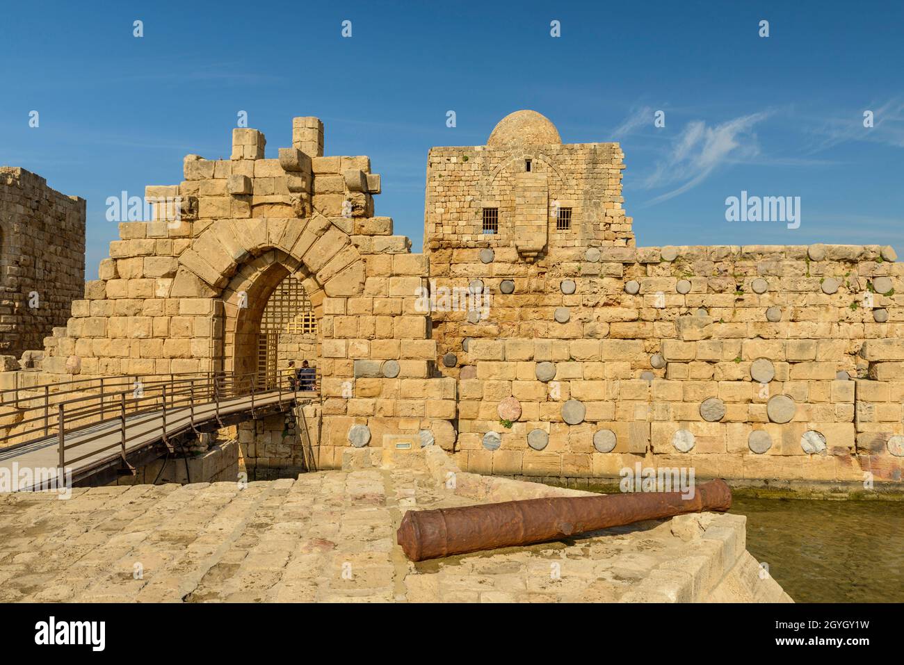 LEBANON, SOUTHERN LEBANON, SAIDA (SIDON), CASTLE OF THE SEA (SIDON ...