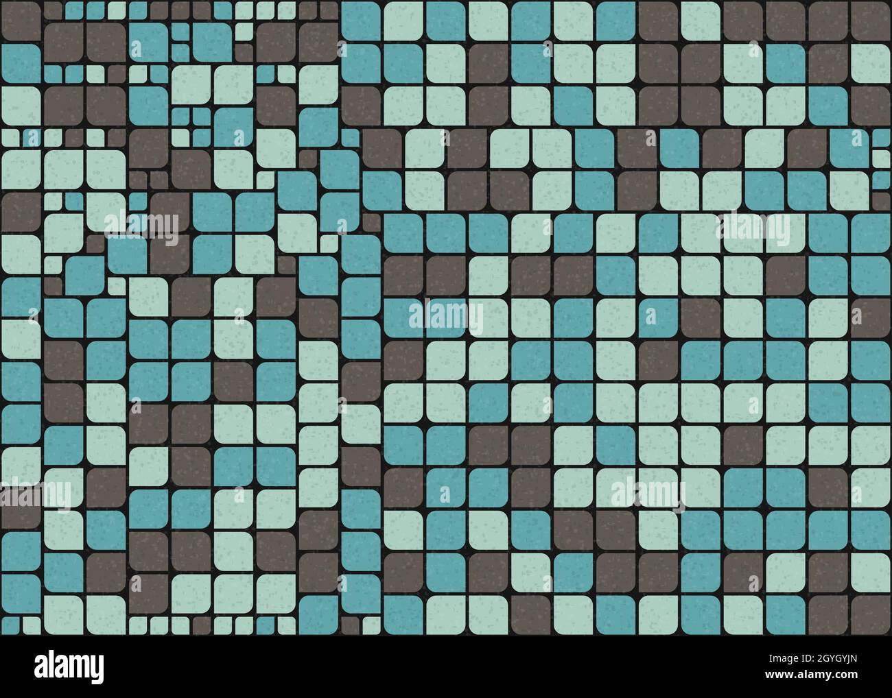 Abstract Geometrical generative computational art illustration Stock ...