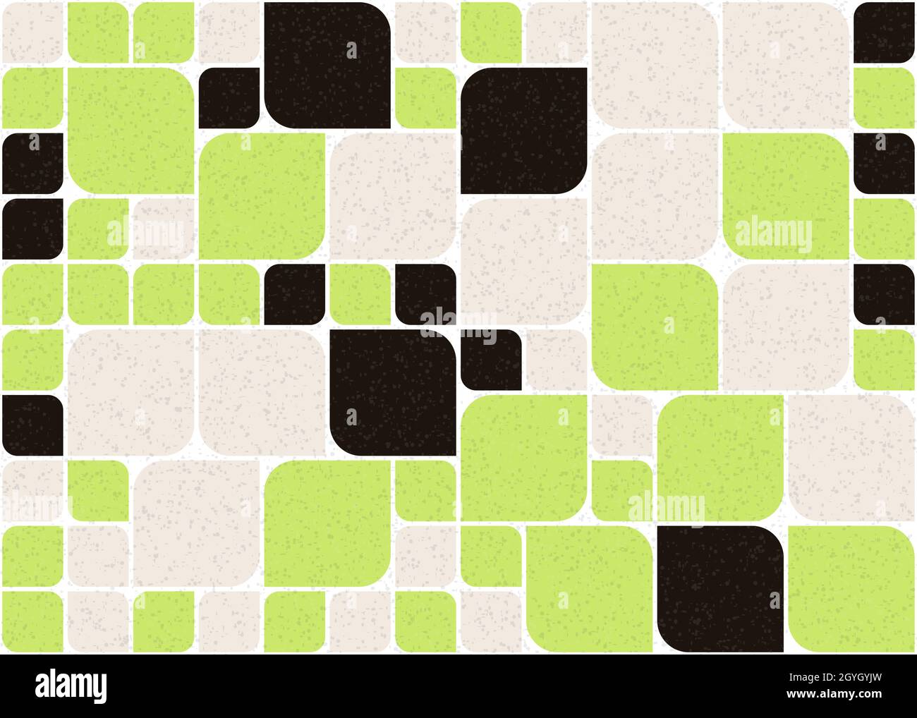 Abstract Geometrical generative computational art illustration Stock ...