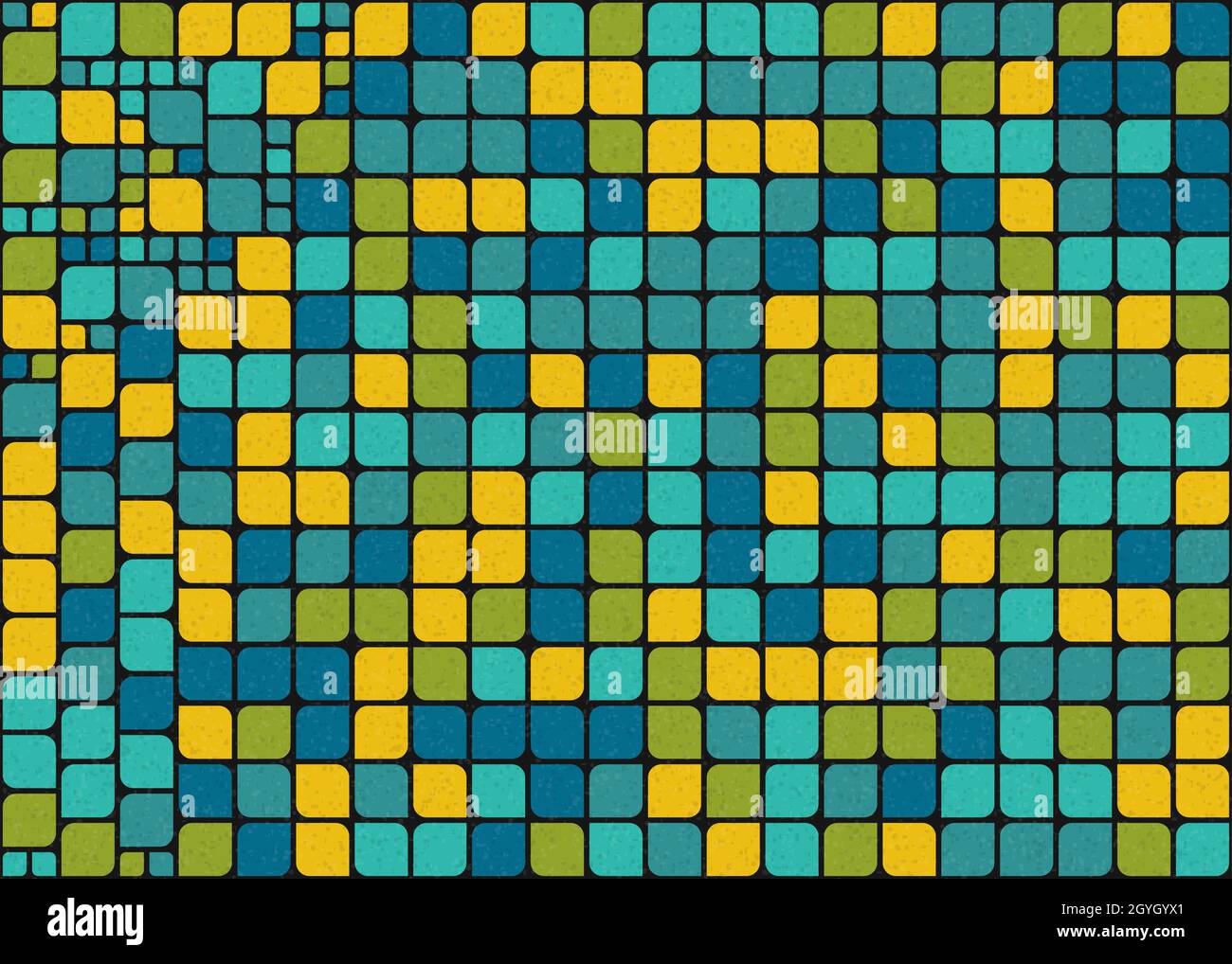 Abstract Geometrical generative computational art illustration Stock ...