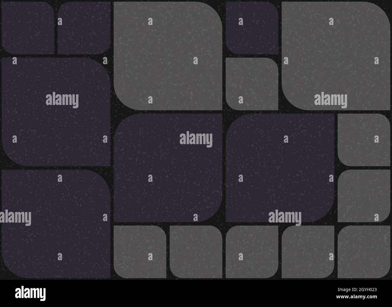 Abstract Geometrical generative computational art illustration Stock ...