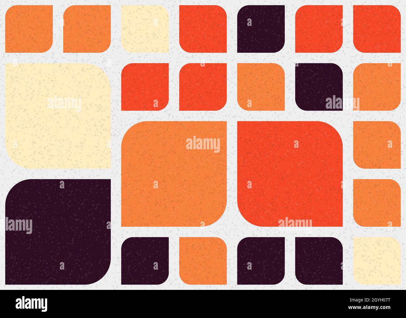 Abstract Geometrical generative computational art illustration Stock ...