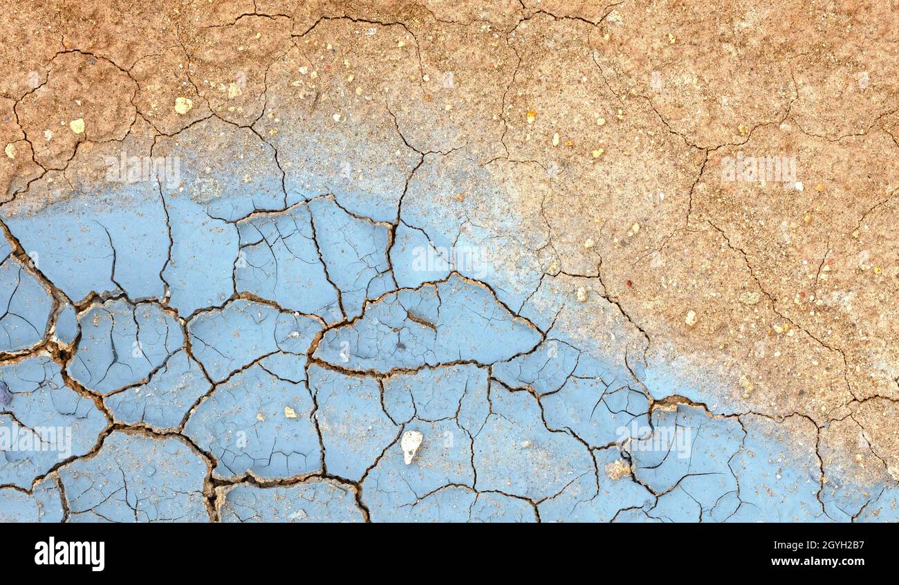 Dried mud pattern from a geothermal area in Iceland, Hverir Stock Photo ...