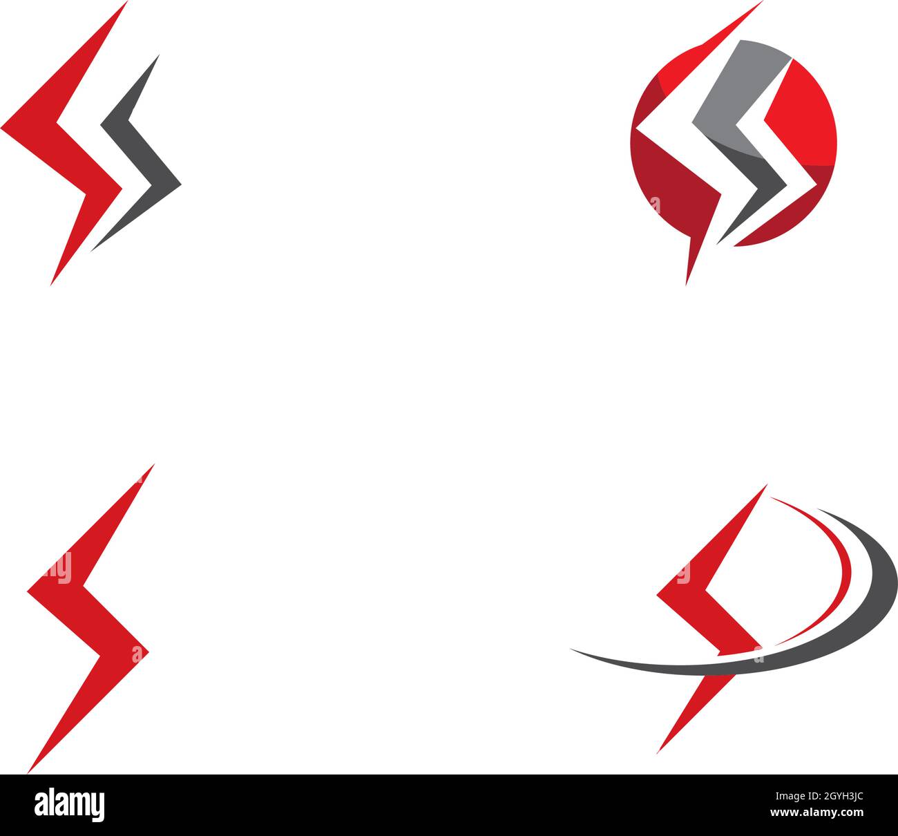 Lightning Logo Template vector Stock Vector Image & Art - Alamy