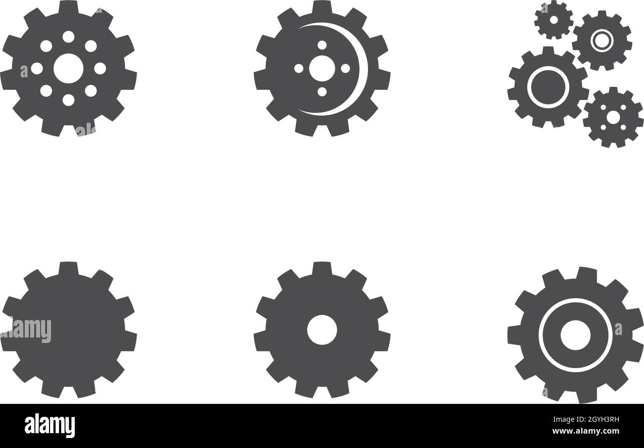 Gear Logo Template vector Stock Vector Image & Art - Alamy