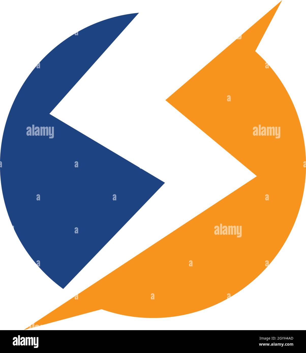 Lightning Logo Template vector Stock Vector Image & Art - Alamy