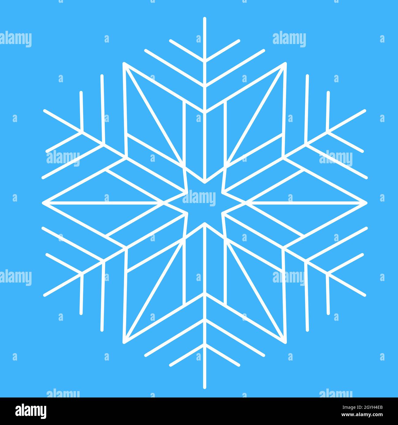 Simple Snowflake Shape