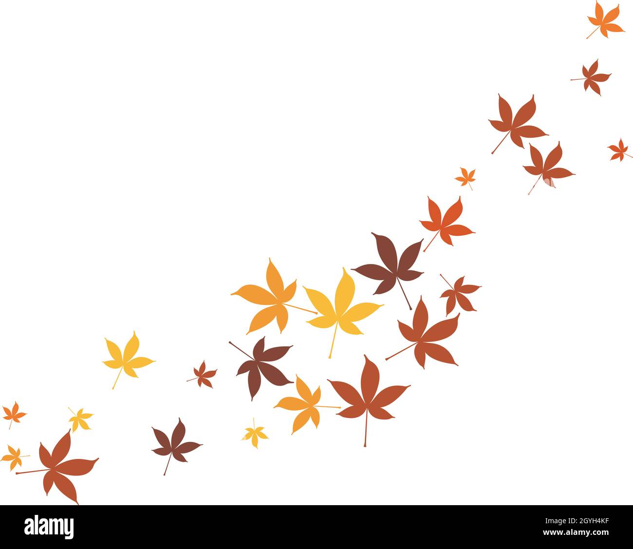 autumn Leaf background template Stock Vector Image & Art - Alamy