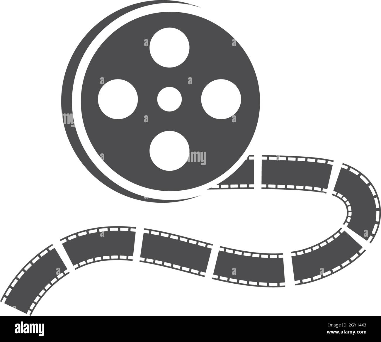 Movie Logo Template vector Stock Vector Image & Art - Alamy