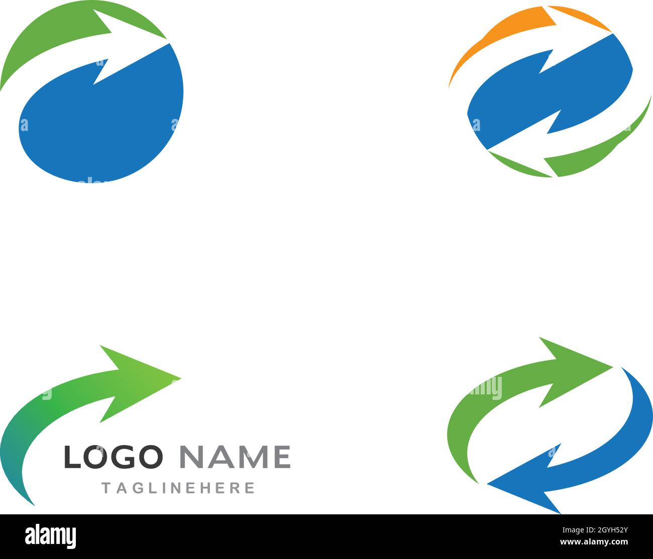 Arrow logo vector template Stock Vector Image & Art - Alamy