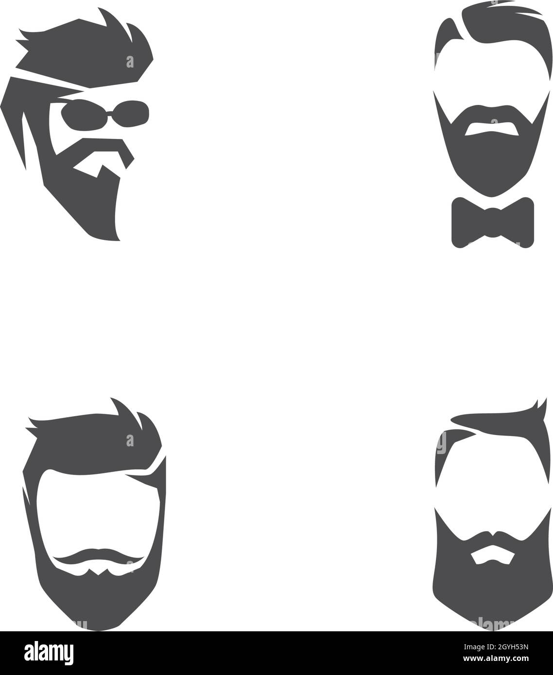 vintage barber shop logo vector icon template Stock Vector Image & Art ...