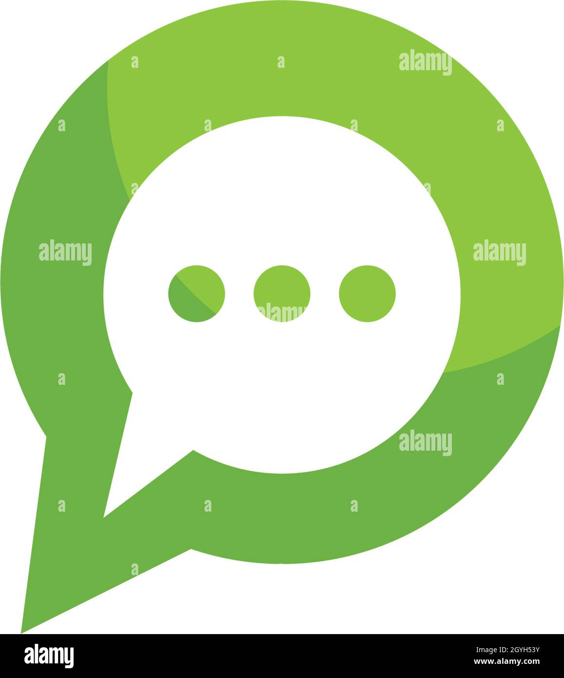 Speech bubble icon Logo template vector Stock Vector Image & Art - Alamy
