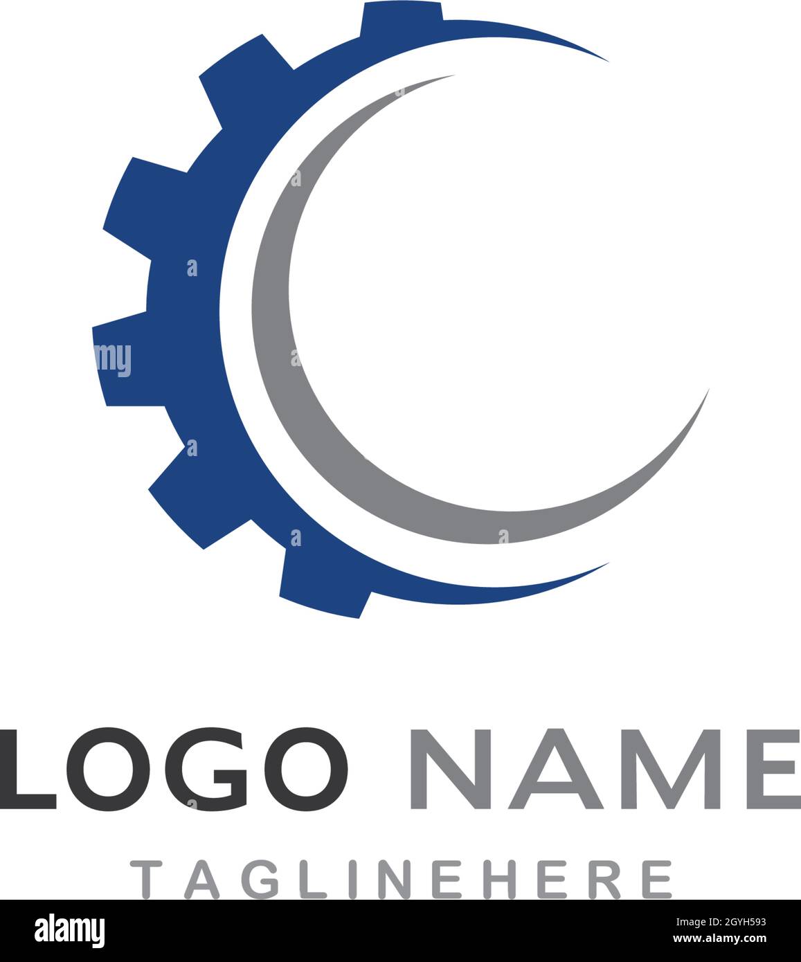 Gear Logo Template vector Stock Vector Image & Art - Alamy
