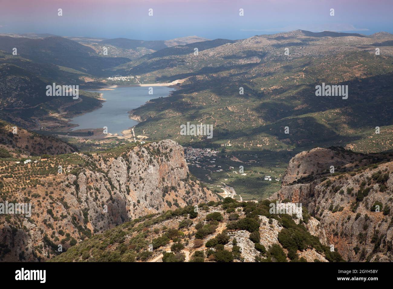 Agrarian Country, Lassithi plateau, Crete, Greece, agricultural country ...