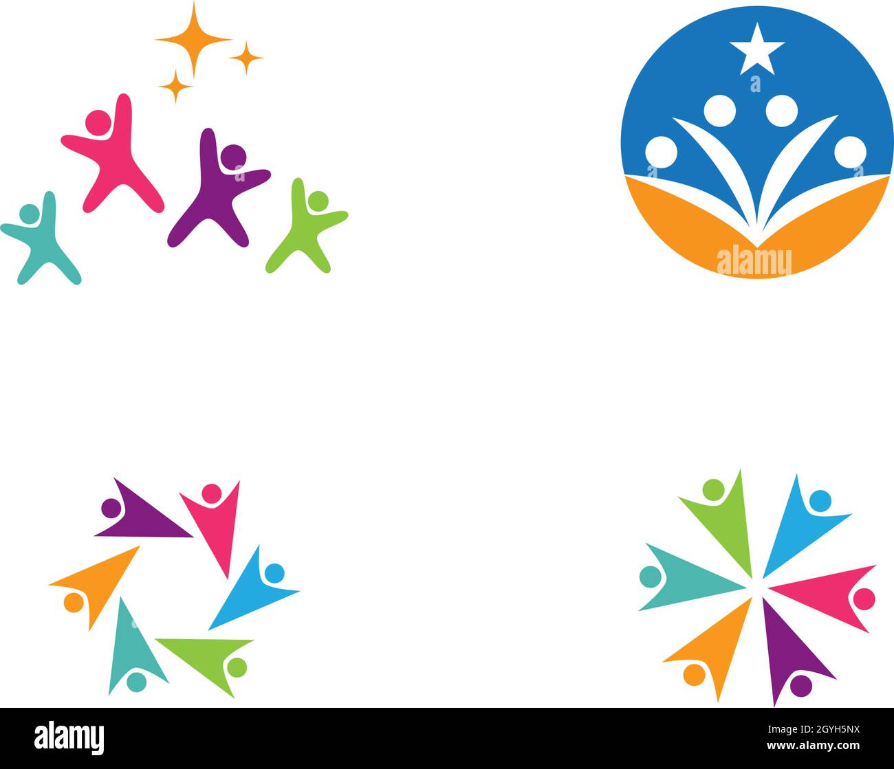 Community wellness man Stock Vector Images - Alamy